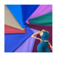 China Recycled Nylon Spandex Lycra Fabric 81% Nylon 19% Spandex 4 Way Stretch 142cm 170gsm for Swimwear Yoga for sale