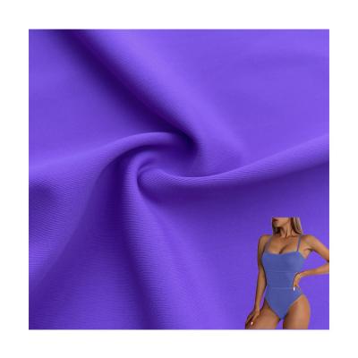China Yarn Dyed 40D 4Way Stretch Nylon Spandex Fabric 81 Nylon 19 Spandex for Swimwear Yoga for sale