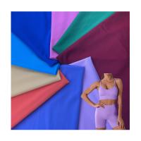 China Knitted Warp Nylon Spandex Fabric 81% Nylon 19% Spandex 142cm Width for Sweatshirts for sale