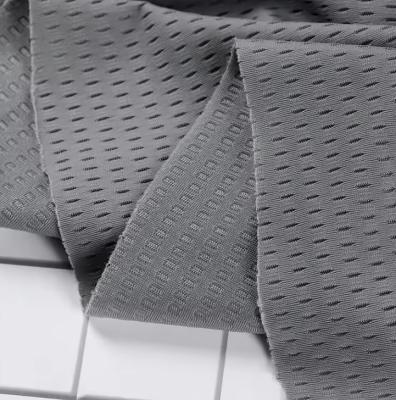 China Polyester Spandex Mesh Fabric 135-140 GSM with Moisture Wicking and UV Protection for Sportswear for sale