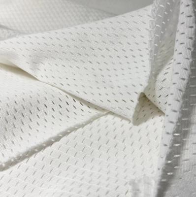 China Polyester Spandex Mesh Fabric 58 Inch Width 50 Yard Roll for Sportswear and Active Apparel for sale