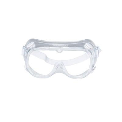 China Anti Saliva Fog Medical Safety Goggles With Silicone Frame And PC Lens for sale