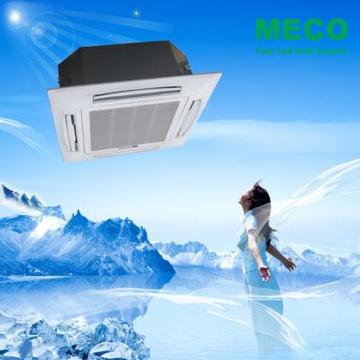 China Chilled water 4 way ceiling concealed cassette type fan coil units-1400CFM 4 TUBE for sale