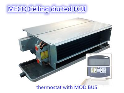 China Ceiling concealed duct fan coil unit with MOD BUS thermostat for sale