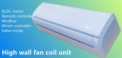 China 2 pipe wall mounted fan coil unit with DC motor and Modbus for sale
