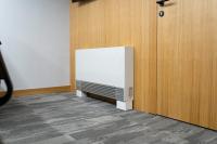 China MECO Floor stand & Ceiling fan convector ultra thin design 130mm depth for sale