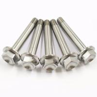 China Titanium Flange Bolts With Nuts And Washers Tuning Racing  Auto Bike Motorcycle for sale