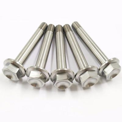 China Titanium Flange Bolts With Nuts And Washers Tuning Racing  Auto Bike Motorcycle for sale