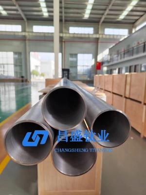 China Gr.7 / TA9 / Ti-Pd Titanium Pipe Tube 60.3 X 2.77 X 4000mm Chlor Alkali Plant for sale