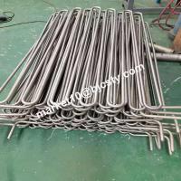 China Titanium Serpentine Heating Tube Coils For Electroplating Oil Removal Tank for sale