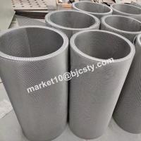 China Expanded Titanium Mesh Plate For MMO Titanium Anode Mesh Ionic Membrane Electrolyzer for sale