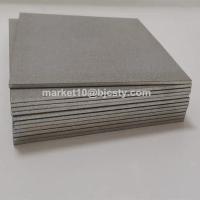 China 10um Titanium Foam Sintered Plates Porous Titanium Sheet for sale