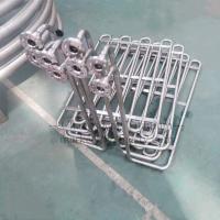 China Custom Spiral Piping Coil Titanium Gr2 Seamless Coil Tubing Ti Flanges Cooling For Evaporator for sale