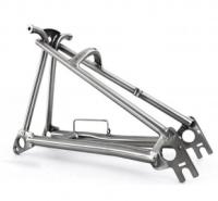 China Factory Hot Sell Titanium Alloy Folding Bike Frame Size 1.5mm And All Spare Parts for sale