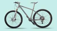China Titanium Alloy Bike Frame For Mountain Bike Internal Wiring Internal Brake Shock Absorption for sale