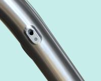 China Titanium Alloy Bike Frame For Mountain Bike Internal Wiring Internal Brake Shock Absorption for sale