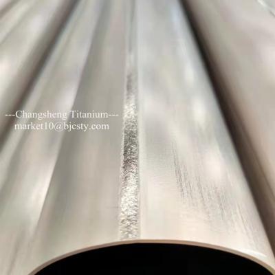 China Titanium Welded Tube ASTM B862 B36.19 Outer Diameter 114.3mm (5.5) Polished Surface for sale
