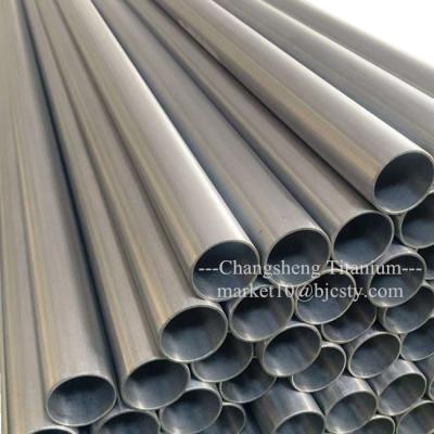 China Titanium Cold Drawn Seamless Tubing with 99.9%~99.99% Purity and Smooth Surface for sale