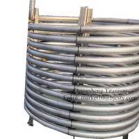 China Pure Titanium Chemical Composition Customized Acid Washing/Pickling Surface Titanium Coil Tubing for sale