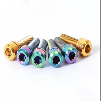 China Titanium Bolts GR5 TC4 Ti-6al-4v Titanium Fastener for Automobiles and Motorcycles for sale
