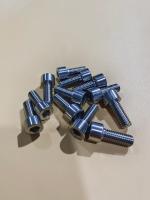 China All size Zirconium Bolt Zr705 / Zr702 Screws for Automobile and Oil gas industrial for sale