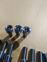 China All size Zirconium Bolt Zr705 / Zr702 Screws for Automobile and Oil gas industrial for sale