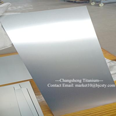 China Glasses Frames Titanium Sheets Ti15333 0.8mm For Spectacles Components for sale