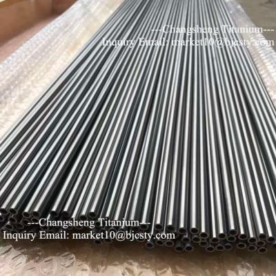 China ASTM Grade 1 CP Titanium Tube Annealed Seamless Tubing OD6mm ID4mm for sale