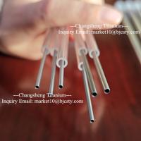 China Corrosion Resistant Seamless Titanium Capillary Tubing For Oil Feed Pipes for sale