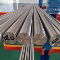 China Titanium Round Bar Forgings Rolling Polished ASTM B348 ASTM F136 Annealed with 4.51 g/cm3 Density and Customizable Length for sale