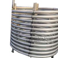 China Stainless Steel Coil Tubes 34mm Heat Pump Evaporator Chemical Industry for sale