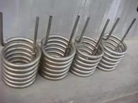 China Stainless Steel Coil Tubes 34mm Heat Pump Evaporator Chemical Industry for sale