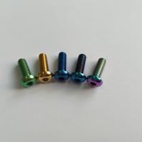 China Din913 Titanium Bolt Titanium Hexagon Socket Screws with Flat Point for sale