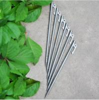 China Titanium Tent Pegs TC4 Sturdy Slightweight V Shape 240mm Length for sale
