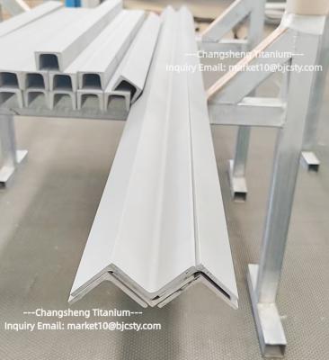 China Structural Titanium Equal Leg Angles Gr2 Ti L Shape Angle Profiles 30x30 for sale