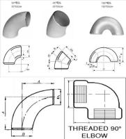 China Manufacturer ASME B16.9 Titanium Pipe Fittings Elbow and Nikel Pipe Fittings for sale