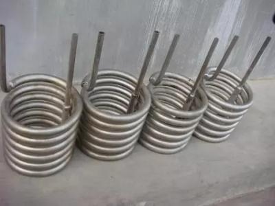 China Ultra Thin Pressure 0.5mm-6mm Wall Acid Pickled Titanium Coil Coiled Tubing for sale