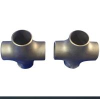 China manufacruer Forged Titanium pipe Fittings DN15 titanium cross tee for sale
