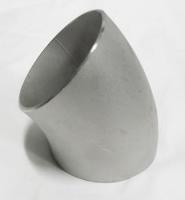 China Dn15 BW45 45 Degree  Gr9 Titanium Elbow Fittings factory for oil pipe for sale