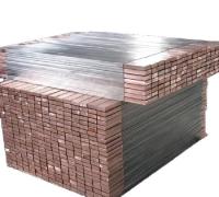 China Gr2 Titanium Clad Copper 52mm Flat Bar 1.0mm For Alkali Production Hydrometallurgy for sale