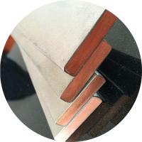 China Explosion Bonded Titanium Copper Plate Titanium Clad Copper Square Rod for sale