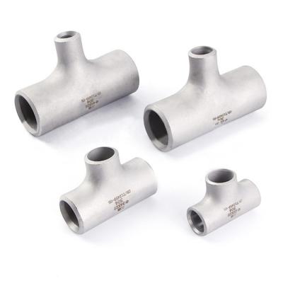 China ASTM GR2 GR7 GR9 Titanium Tee For Pipeline And Couplings for sale