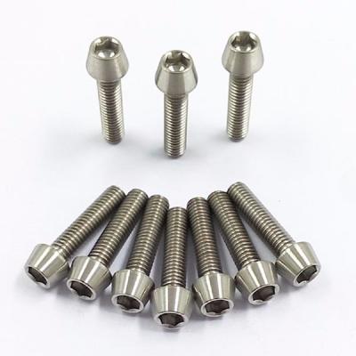 China Titanium SS 304 Bolts And Nuts Fasteners Hardware Flange Taper Hex Cap For Sale for sale