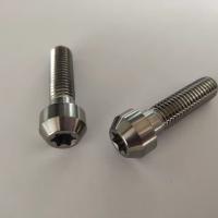China Titanium Hex Flange Taper Cap Bolts Racing Tuning For Automobile Motorcycle for sale