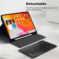 China Laudtec Full Protection Leather Wireless Keyboard Case Cover for Samsung for Galaxy Tab A11 Plus Magic Mechanical Key Board Wholesale OEM/ODM/Private Label for sale