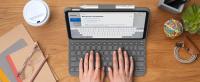 China Laudtec Magnetic Keyboard Folio with Multi-Touch Trackpad & Pen Slot for Samsung Galaxy Tab ,Wholesales/ODM/OEM for sale