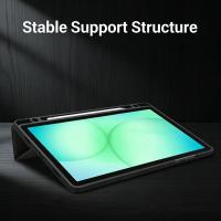 China Multi-Angle Viewing Tablet Case with Built-in Pen Slot  Stable Triangle Stand & Full Protection for Samsung Tab  A11+ for sale