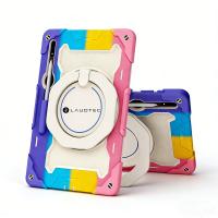 China Kids Tablet Case for for Tab S8 Ultra / OPPO Pad Rotating Stand Wrist Strap Cover Non-Toxic Lightweight Multi Colors for sale