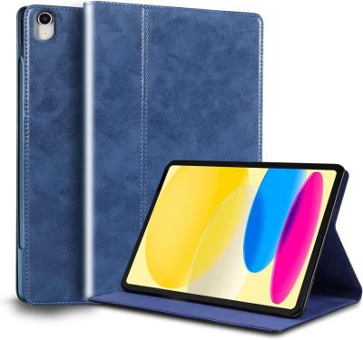 China Laudtec Luxury Leather Tablet Case for Ipad 10Th Generation 10.9 Inch 2022 Auto Sleep/Wake Protective Carrying Cover Pbk337 for sale