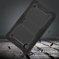 China Laudtec 3 in 1 Shockproof Silicone Cover for Samsung Tab A11 2025 Rugged Full-Body Protective Kickstand Tablet Case Pbk336 for sale